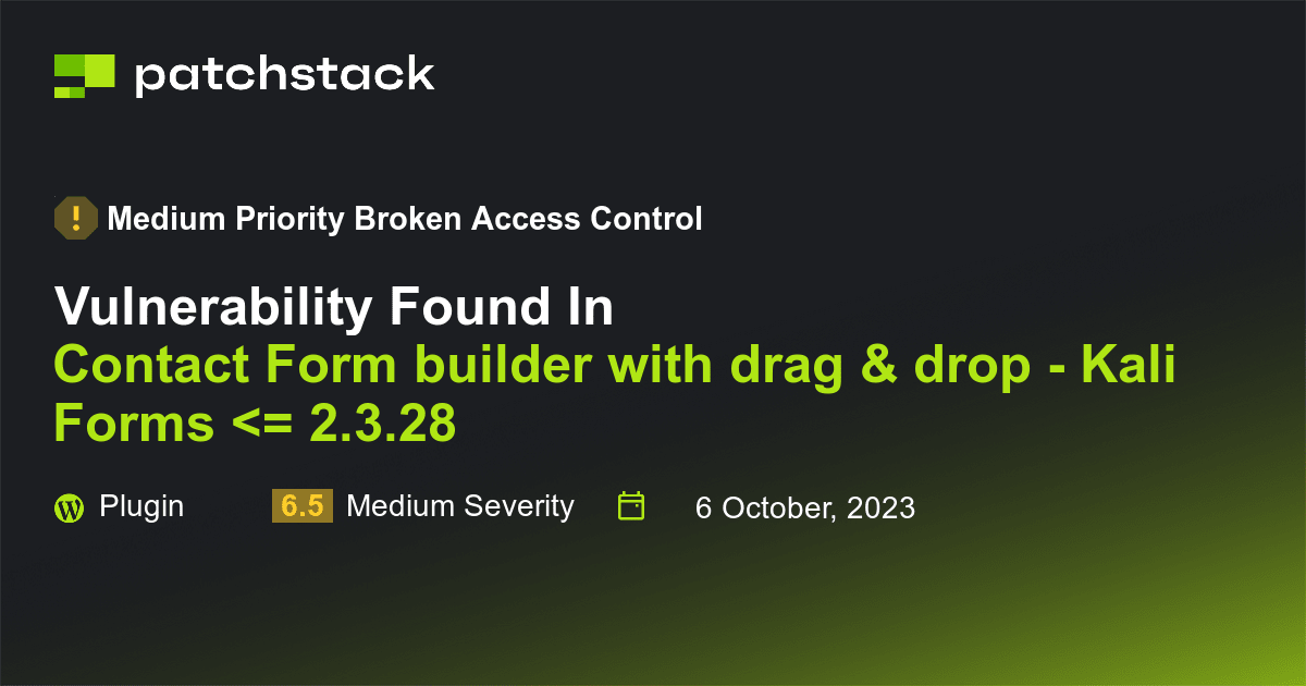 WordPress Contact Form builder with drag & drop plugin
